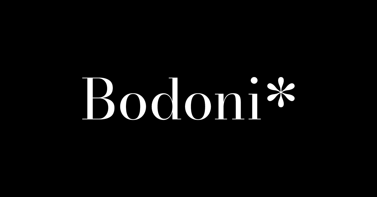Bodoni* Free Font
