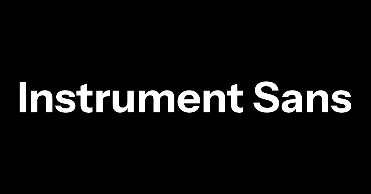 Instrument Sans Free Font