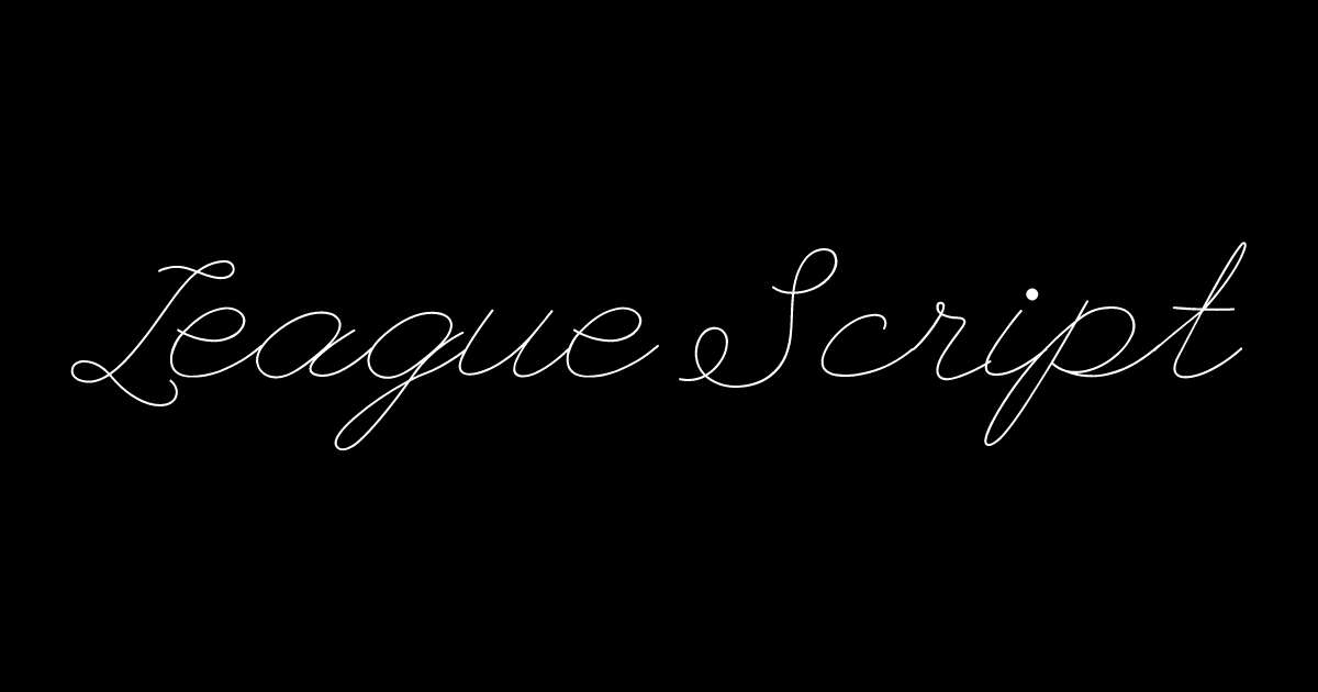 League Script Free Font