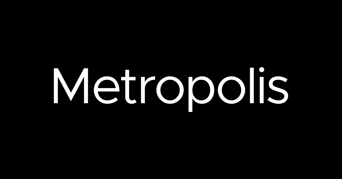 Metropolis Free Font