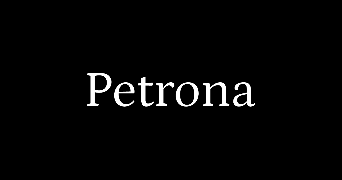 Petrona Free Font