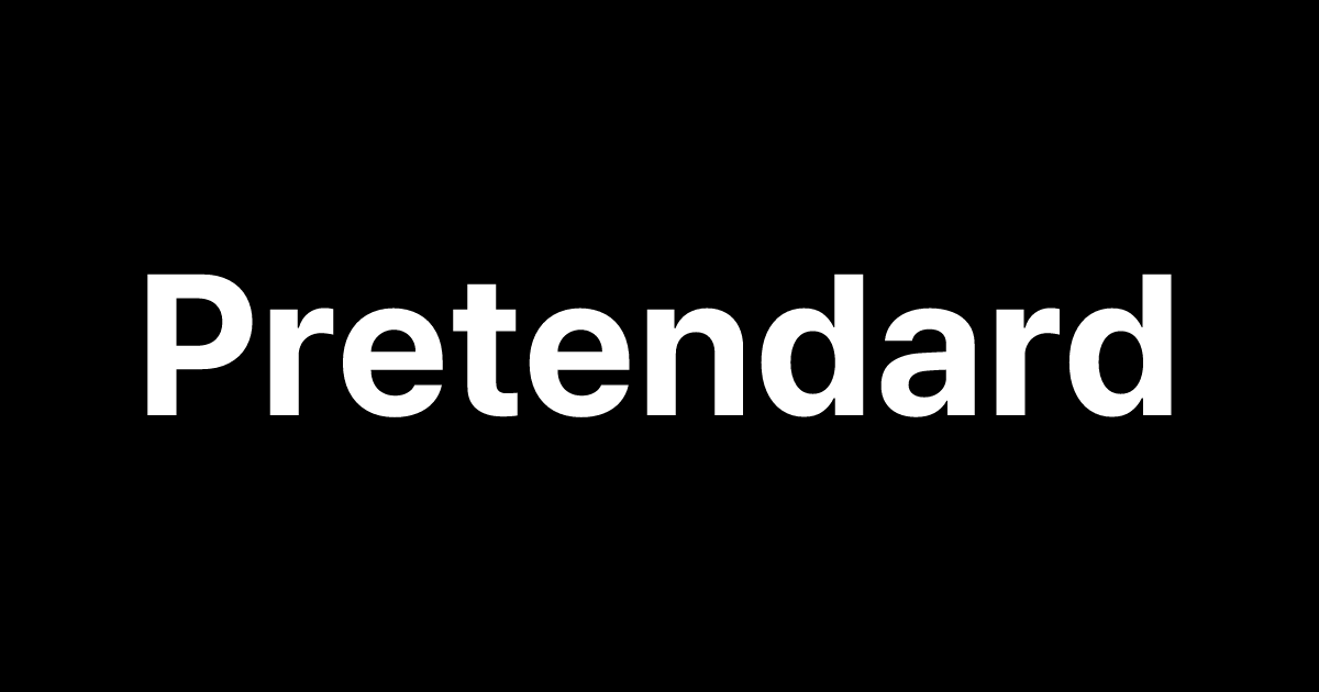 Pretendard Free Font