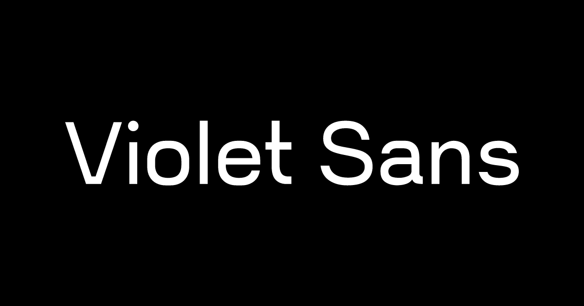 Violet Sans Free Font